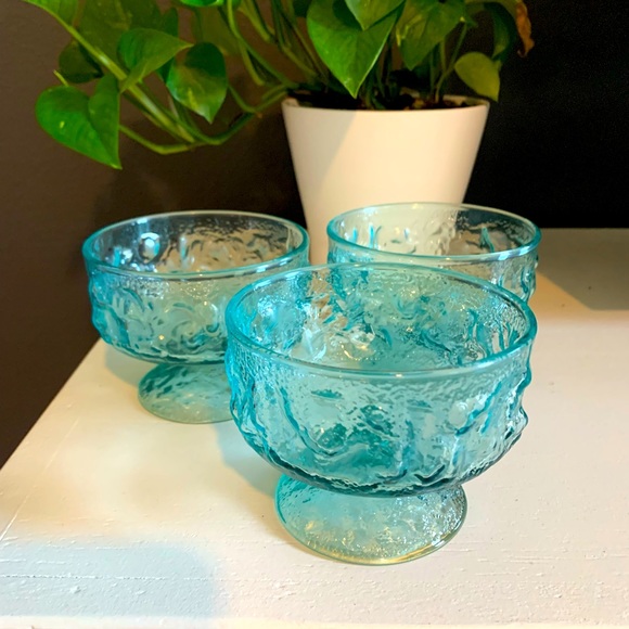 Anchor Hocking | Dining | Vintage Anchor Hocking Crinkle Cocktail ...